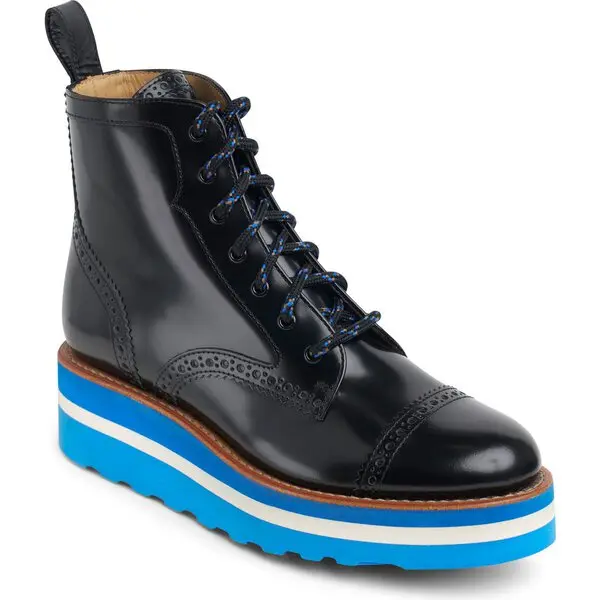 THE OFFICE OF US Ms. Chicago Platform Bootie - Black