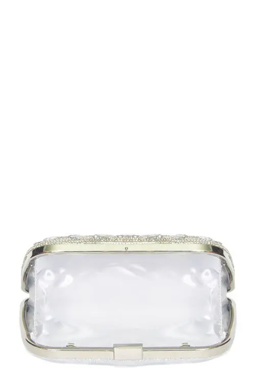 LAUREN LORRAINE Luna Clutch - Silver