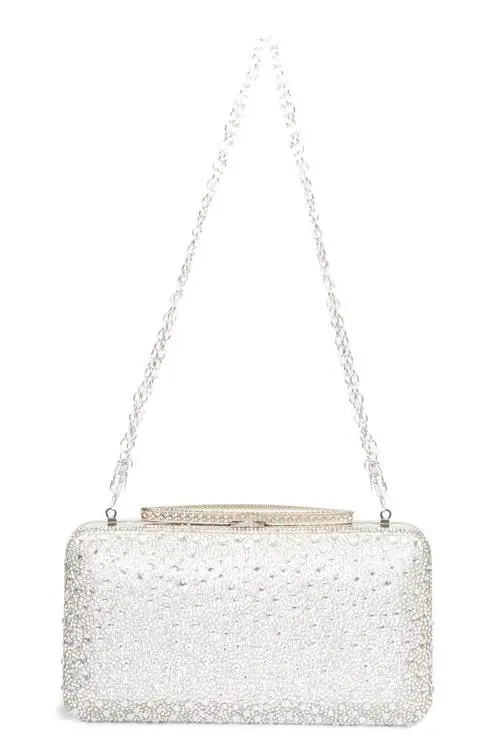LAUREN LORRAINE Lizo Clutch - Silver