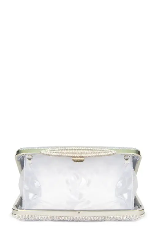 LAUREN LORRAINE Lizo Clutch - Silver