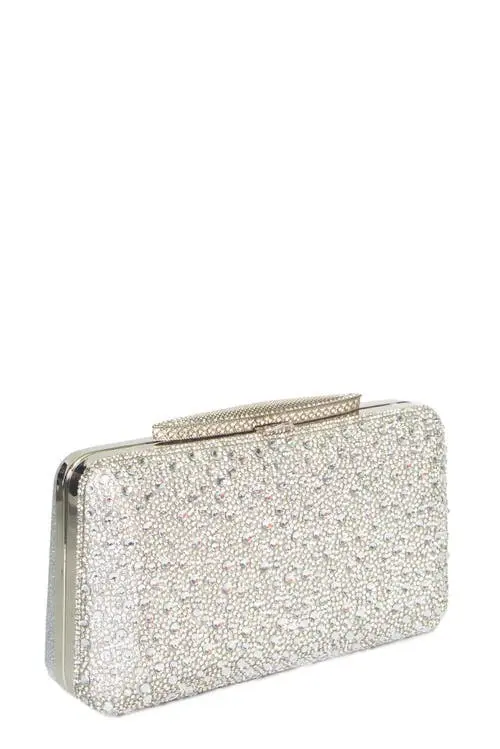 LAUREN LORRAINE Lizo Clutch - Silver