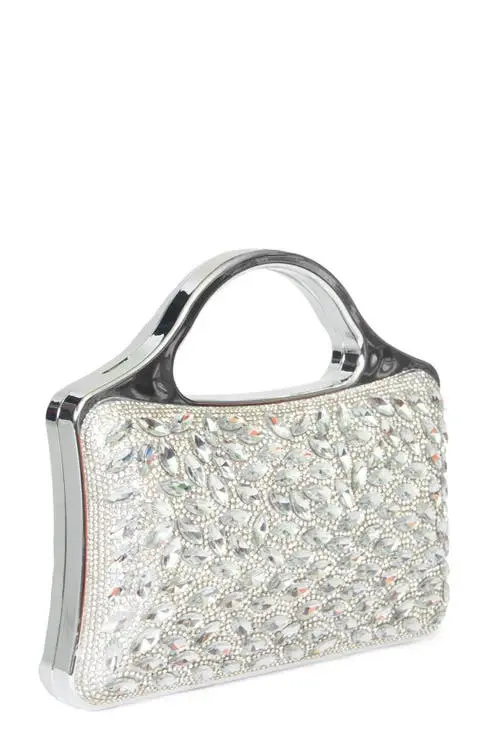 LAUREN LORRAINE Ginger Clutch - Silver