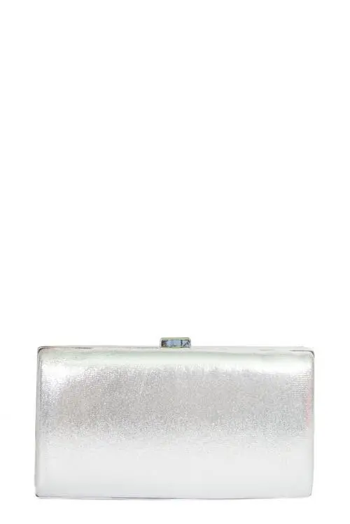 LAUREN LORRAINE Mimi Clutch - Silver