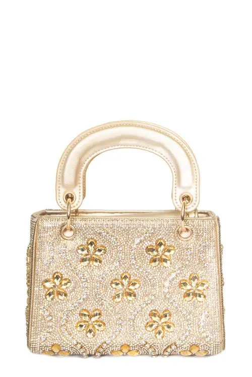 LAUREN LORRAINE Ollie Clutch - Gold