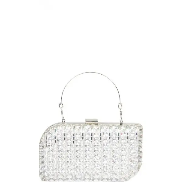 LAUREN LORRAINE Siam Clutch - Silver