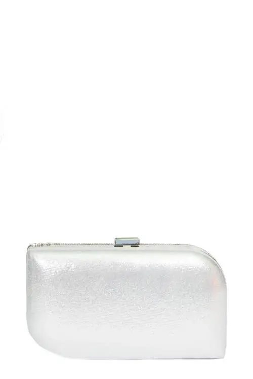 LAUREN LORRAINE Siam Clutch - Silver