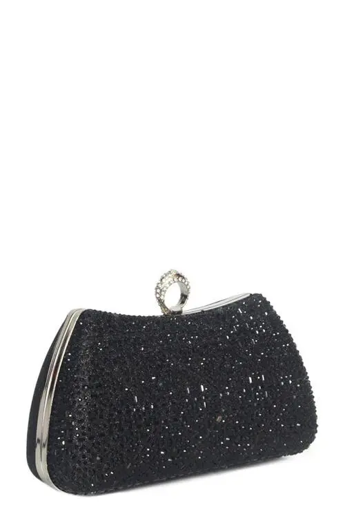 LAUREN LORRAINE Lena Clutch - Black