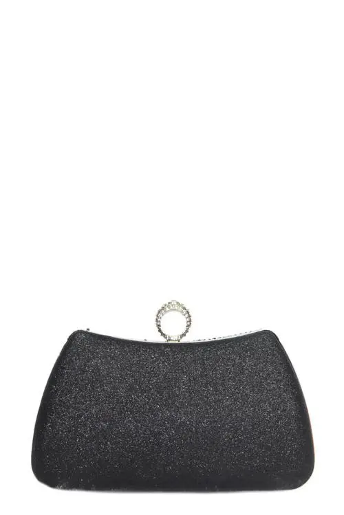 LAUREN LORRAINE Lena Clutch - Black