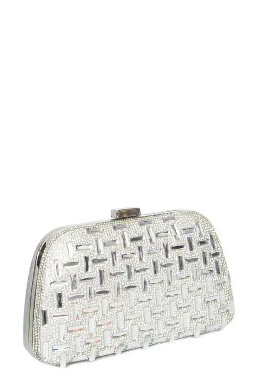 LAUREN LORRAINE Zippy Clutch - Silver