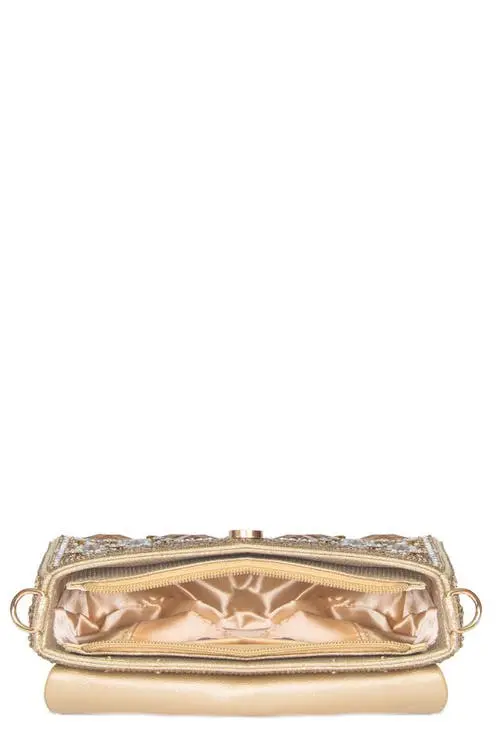 LAUREN LORRAINE Zee Clutch - Gold