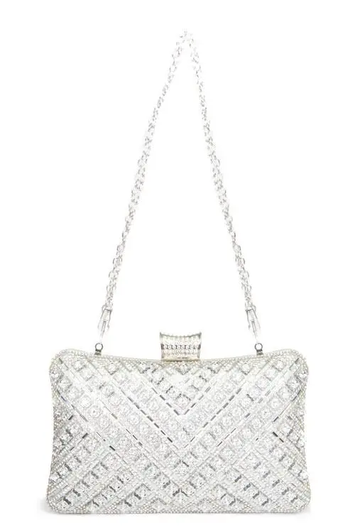 LAUREN LORRAINE Addy Clutch - Silver