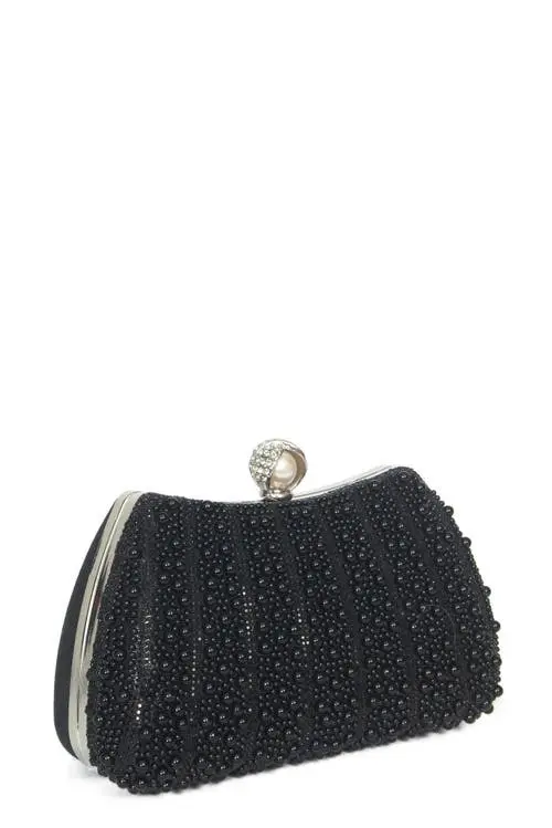 LAUREN LORRAINE Erin Clutch - Black