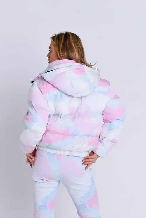 OOSC Chic Puffer Jacket Watercolour