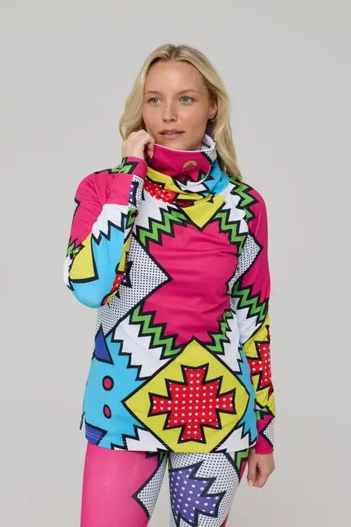 OOSC CLOTHING High Neck Baselayer Top Day Tripper