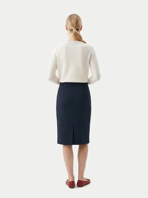Gobi Cashmere Cashmere Tailored Skirt