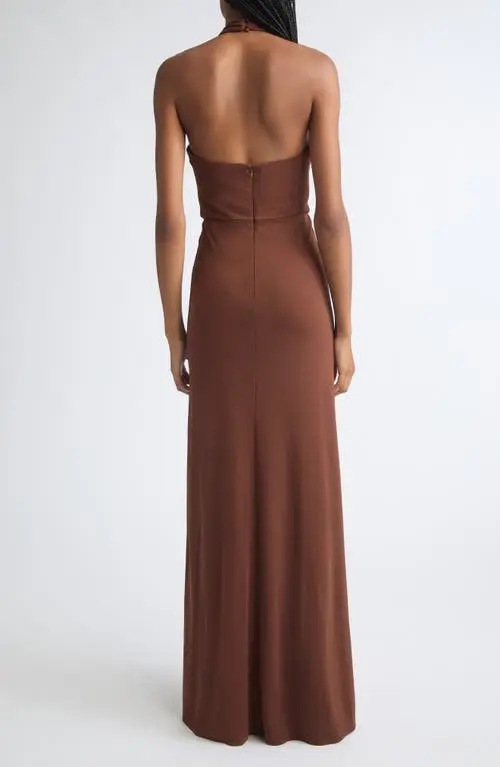 Cinq À Sept Kessan Halter Neck Gown