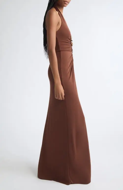 Cinq À Sept Kessan Halter Neck Gown