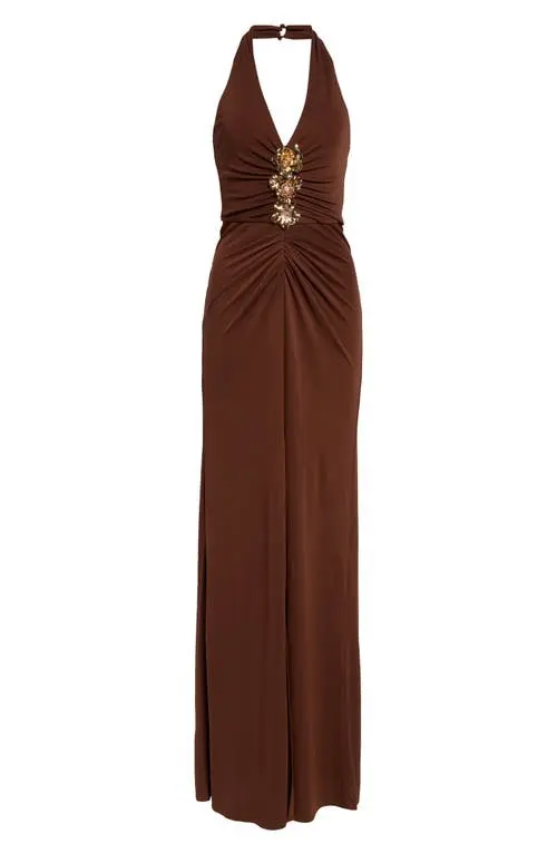 Cinq À Sept Kessan Halter Neck Gown