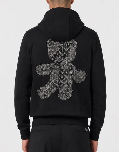 Philipp Plein Hoodie Zip Teddy Stones