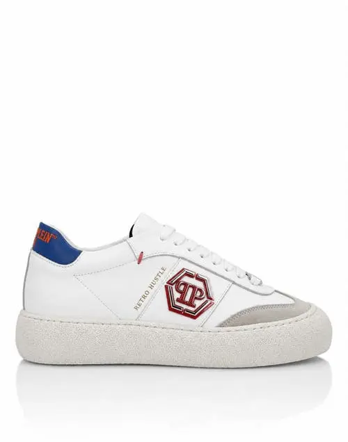 Philipp Plein Low-top Retro Hustle - White/middleblue