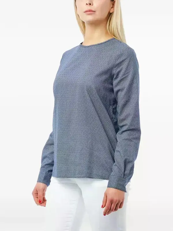 BAGUTTA Geometric-pattern Blouse