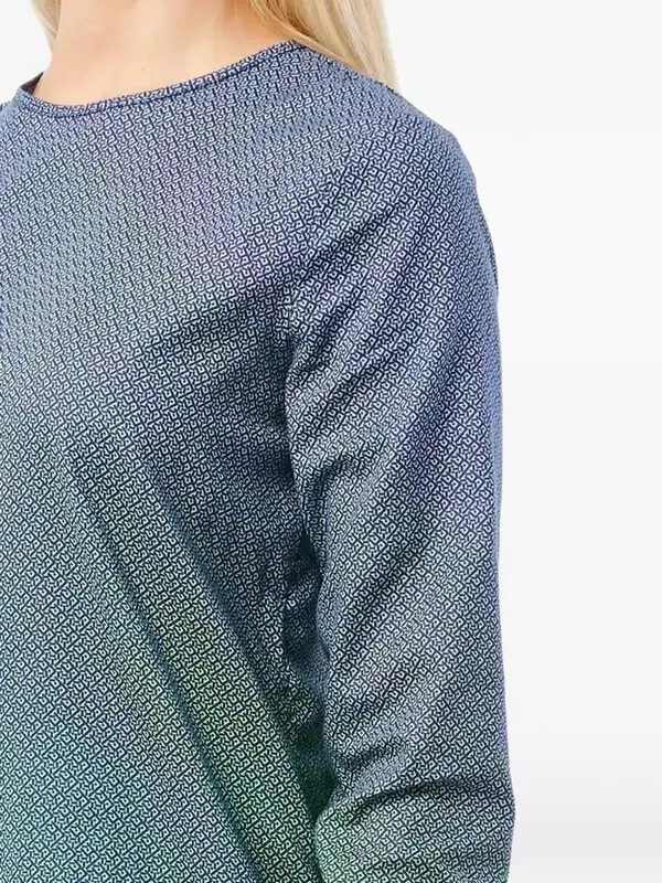 BAGUTTA Geometric-pattern Blouse