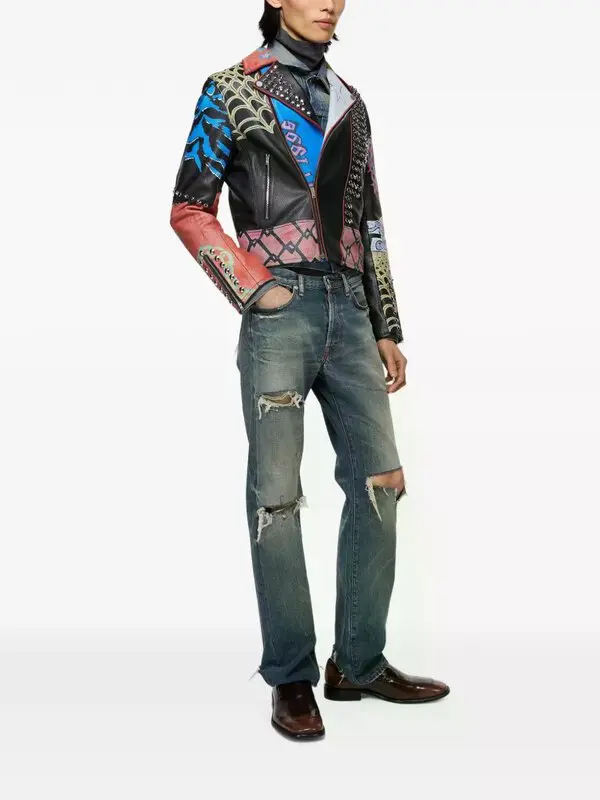 Acne Studios Re-edition Worn Jeans 1996m Mid Waist Straight Leg
