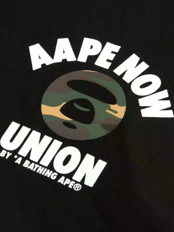AAPE BY *A BATHING APE Logo-print Long-sleeve T-shirt