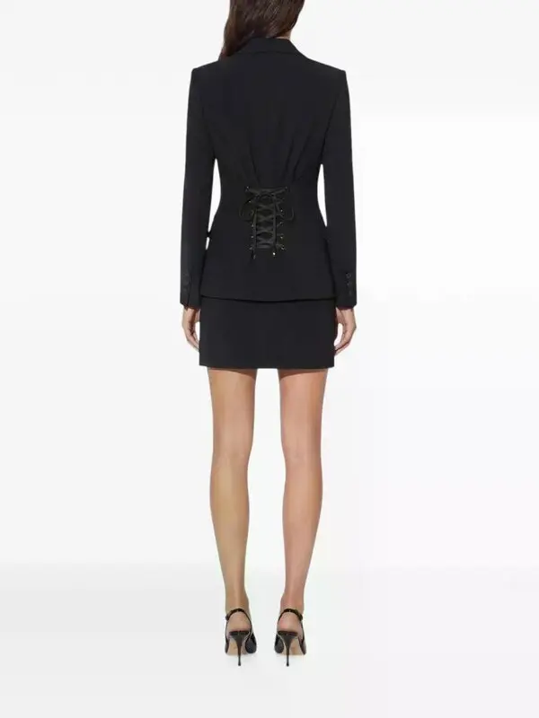 Elisabetta Franchi Lightweight Crêpe Jacket With Laces