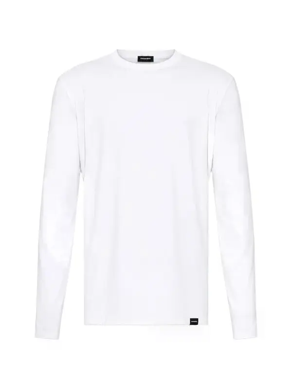 Dsquared2 Long-sleeve Logo-patch T-shirt