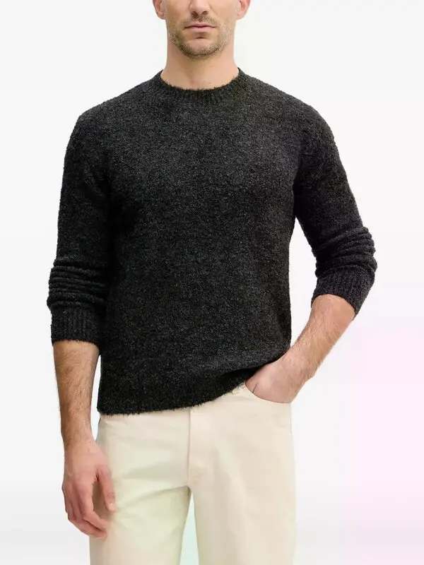 Sisley Bouclé-knit Sweater - Grey