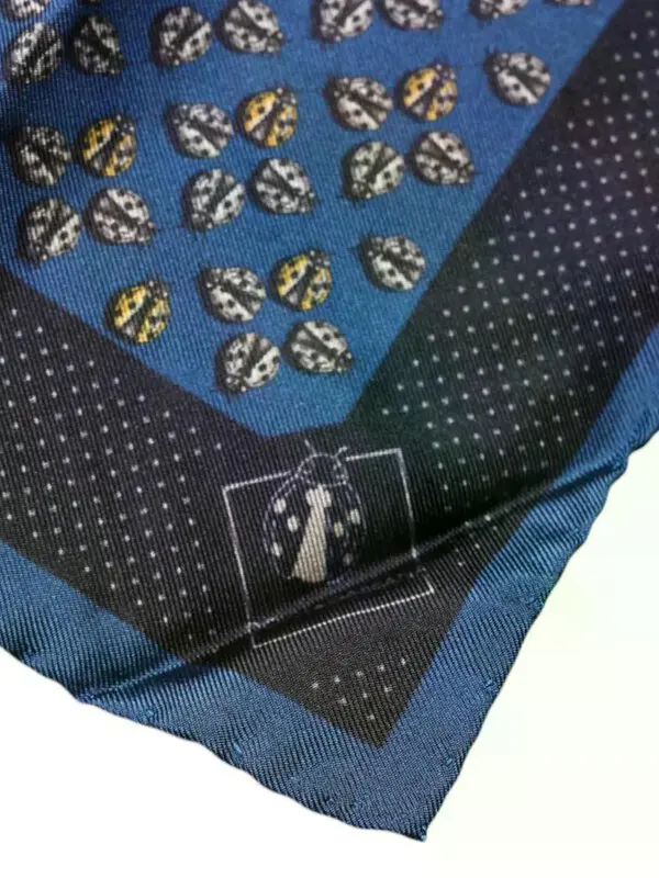 Dolce & Gabbana Ladybug-print Polka-dot Pocket Square