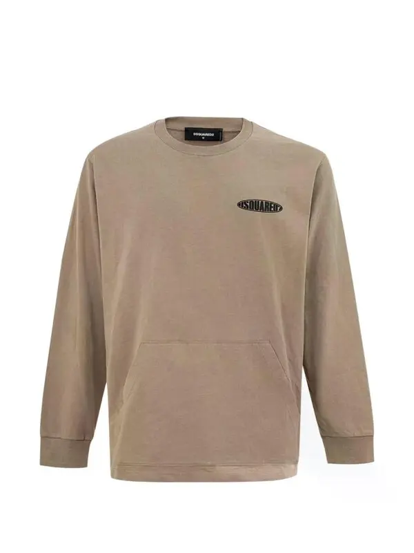 Dsquared2 Logo-print Kangaroo-pocket T-shirt