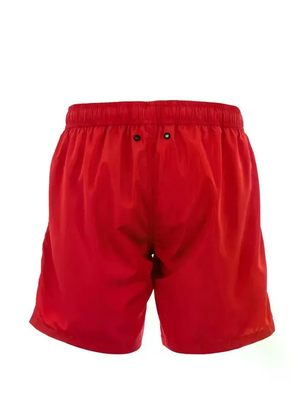 BIKKEMBERGS Logo-patch Drawstring Swim Shorts