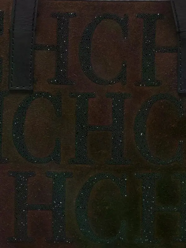 Carolina Herrera Crystal-embellished Monogram Tote Bag