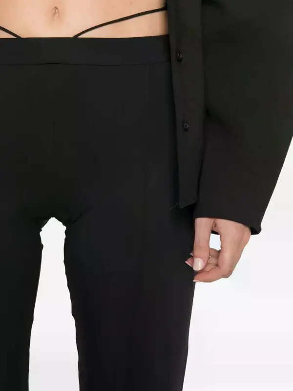 AMAZUIN Cory Tie-fastening Flared Trousers
