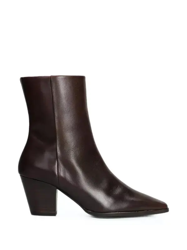 PEDRO MIRALLES Pointed-toe Leather Ankle Boots