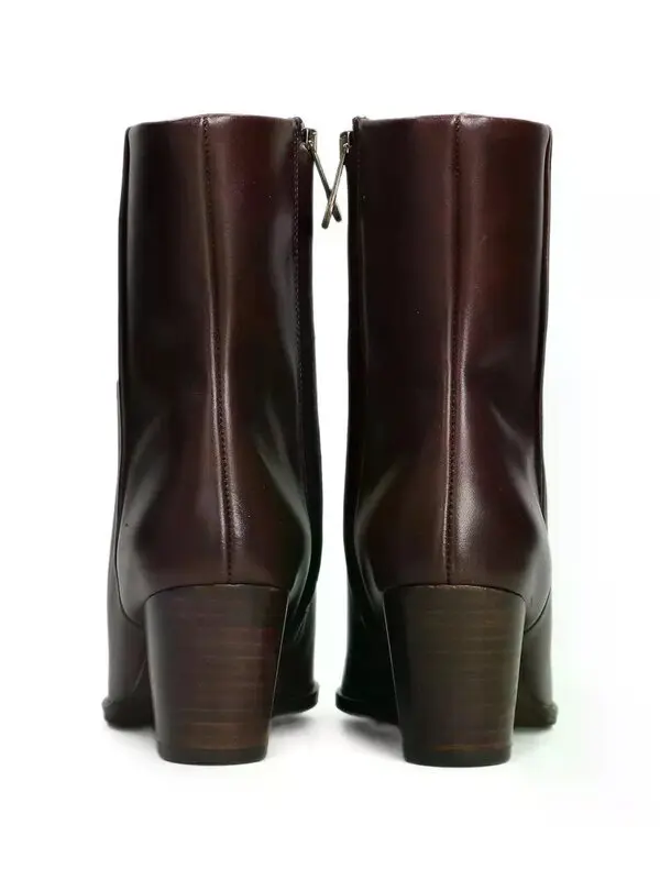 PEDRO MIRALLES Pointed-toe Leather Ankle Boots