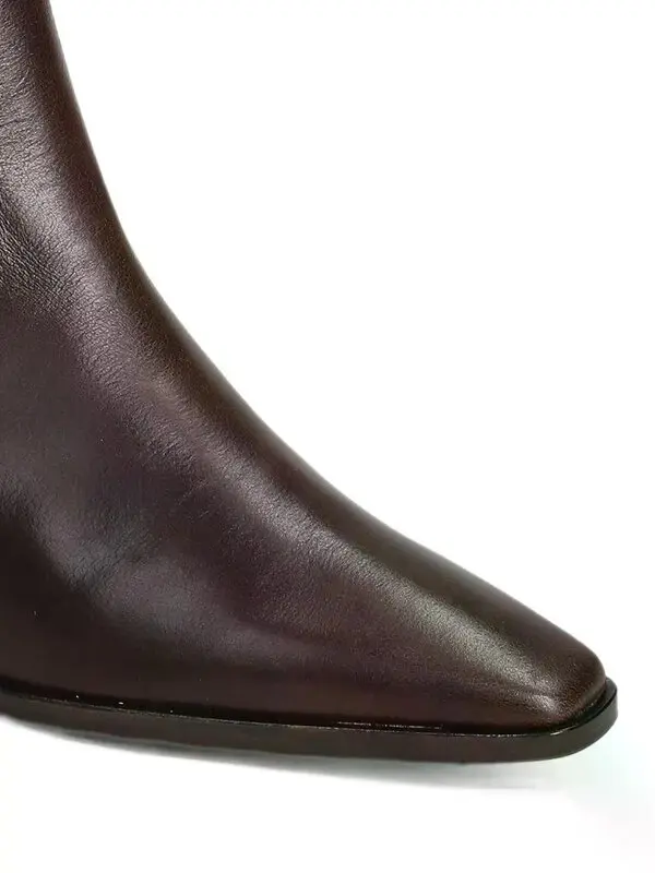 PEDRO MIRALLES Pointed-toe Leather Ankle Boots