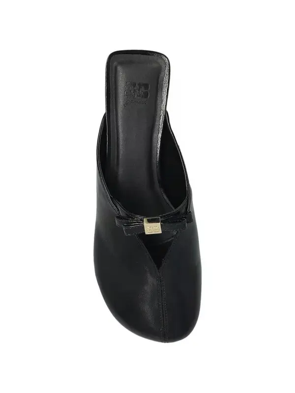 GANNI Bow-detail Mules