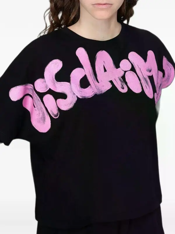 DISCLAIMER Logo-print Relaxed-fit T-shirt