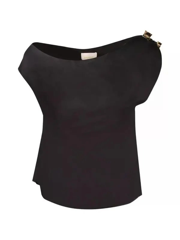 DANAME Embellished Boat-neck Top