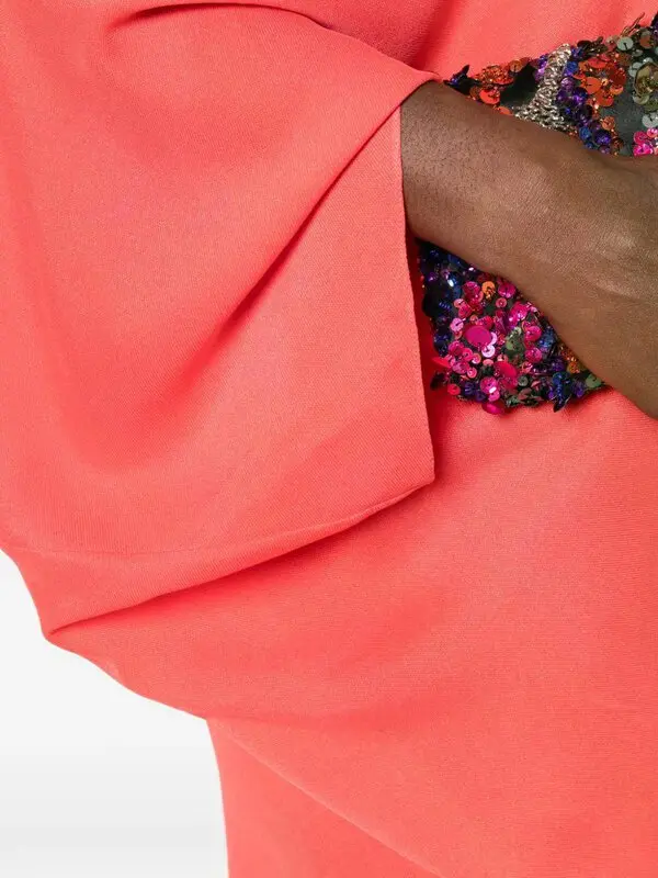 CORTANA One-shoulder Draped Dress