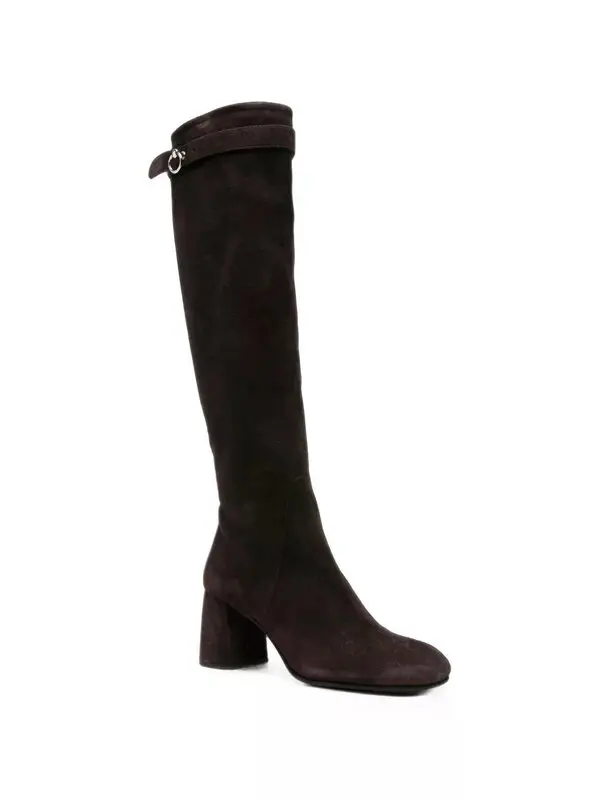LISKA Buckle-detail Knee-high Boots