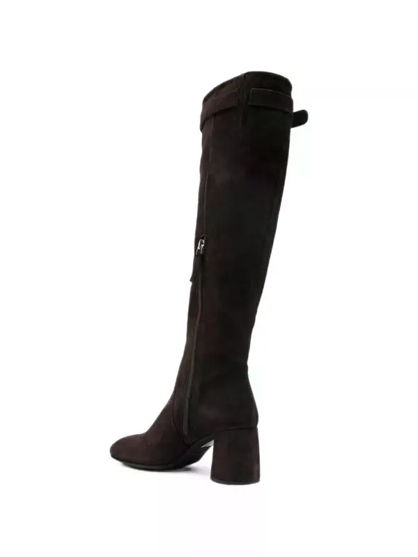 LISKA Buckle-detail Knee-high Boots