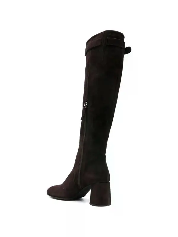 LISKA Buckle-detail Knee-high Boots