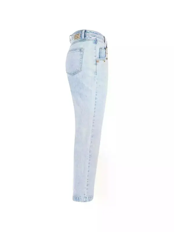 YES Star-stud Straight-leg Jeans