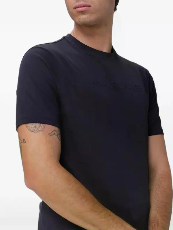 Armani Exchange Logo-embossed T-shirt