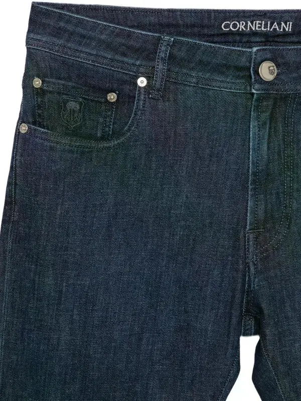 Corneliani Logo-patch Jeans