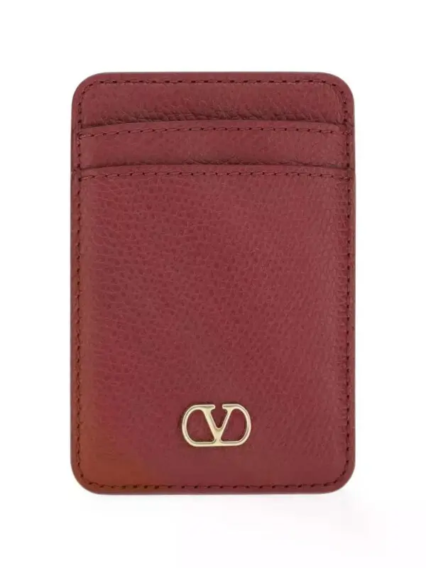 Valentino Garavani Vlogo Signature Magnetic Card Holder